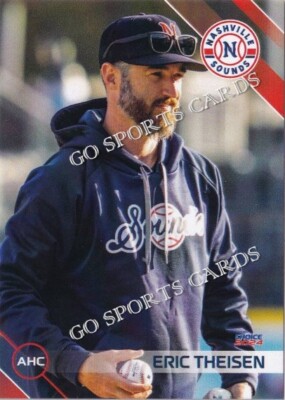 2024 Nashville Sounds Eric Theisen Card Brewers Minor League HC | eBay