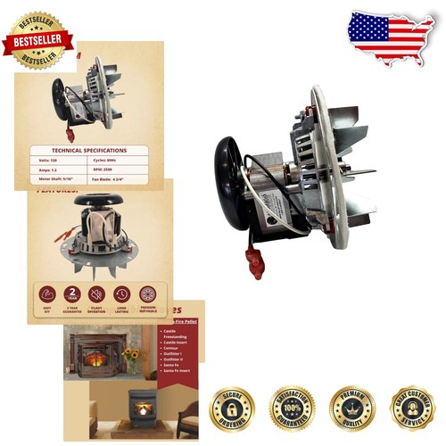Quadra-Fire 812-4400 Exhaust Fan Motor - Efficient Airflow for Enhanced ...