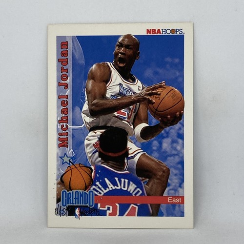 Michael Jordan All Star Insert 1992 NBA Hoops Basketball Card #298 Mint ...
