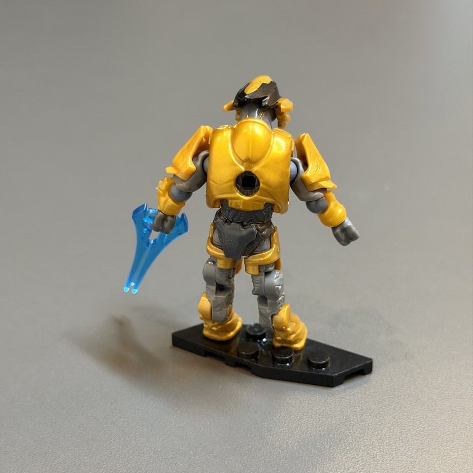 Rare Golden Elite Minor Halo Mega Bloks Construx Covenant Figure ...