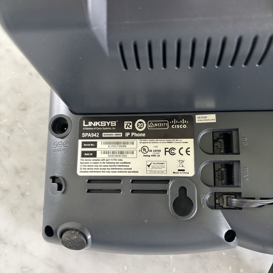 Cisco Linksys SPA942 Business Series IP Phone N13171 | eBay