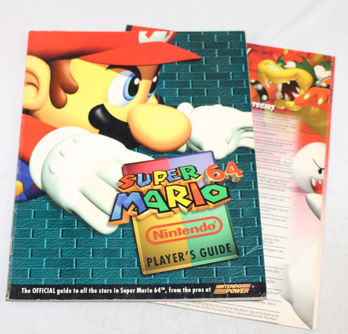 Super Mario 64 Nintendo Power Player's Strategy Guide w/ Baddie Bounty ...