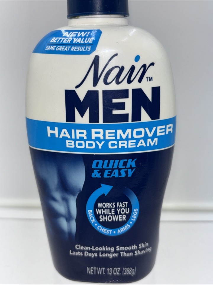 1 Nair Men Hair Removal Body Cream With Pump - 13 oz (368 g ...