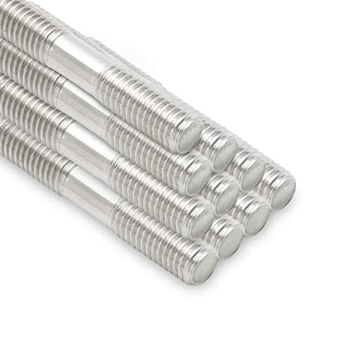 10pcs M8 X 50mm Double End Threaded Stud Stainless Steel 50mm Length | eBay