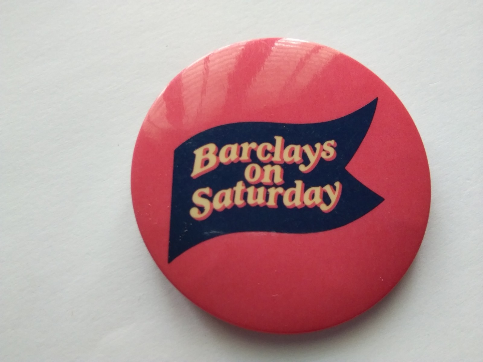 BARCLAYS ON SATURDAY PICTURE BADGE | eBay