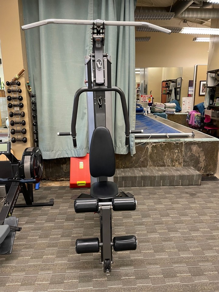 Hoist V4 Home Gym Weight Machine 200 lbs. Chest, Back, Shoulders, Arms ...