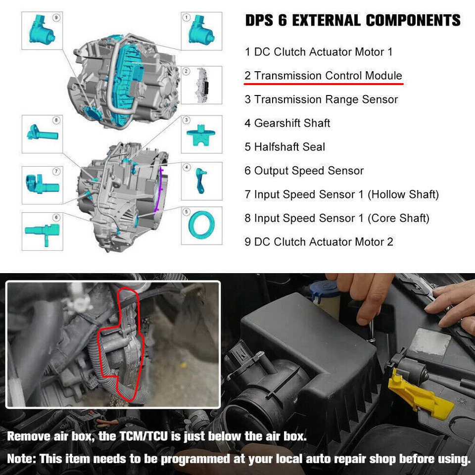 OEM TCU TCM Transmission Control Module AE8Z-7Z369-F For 11-19 Ford ...
