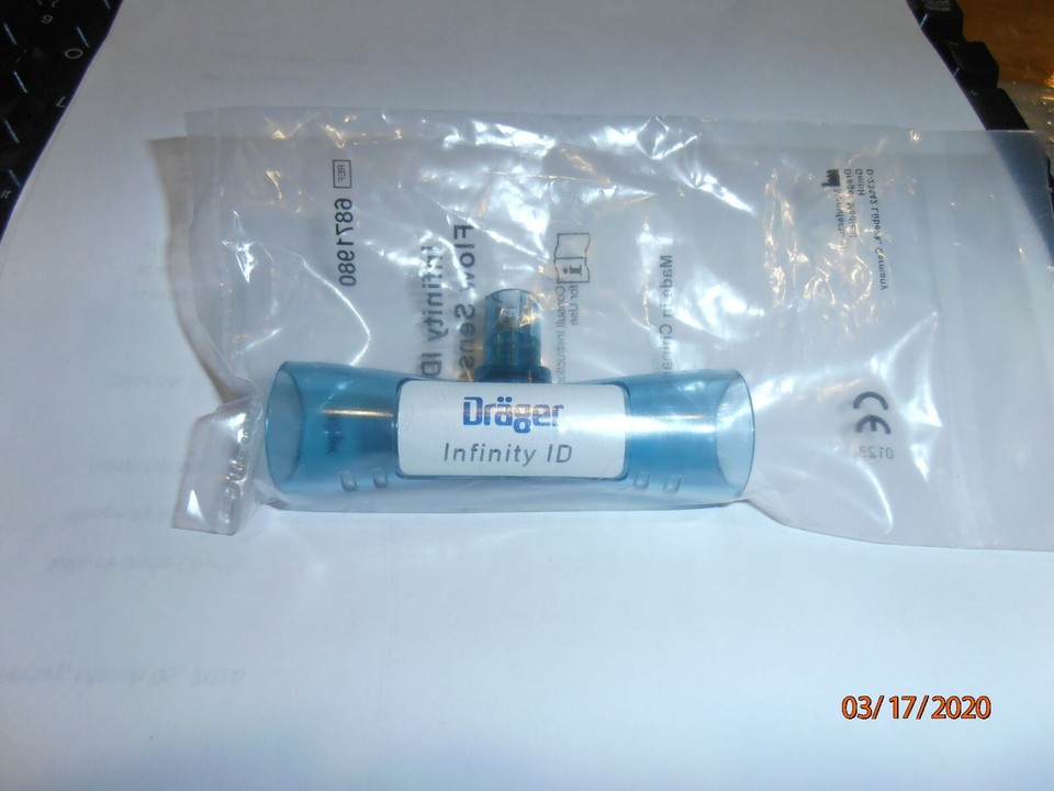 Drager Infinity ID Flow Sensor ABS Ref:6871980 BRAND NEW (5/PACK) | eBay