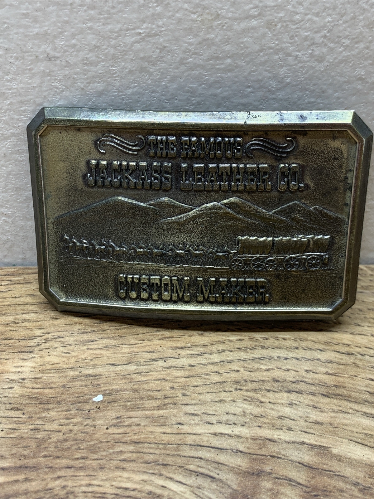 Jackass Leather Co. Brass Belt Buckle - Vintage Collectible, Excellent ...