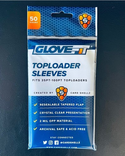 Shellz Toploader Sleeves Fits 35PT-100PT Cards - 50CT | eBay