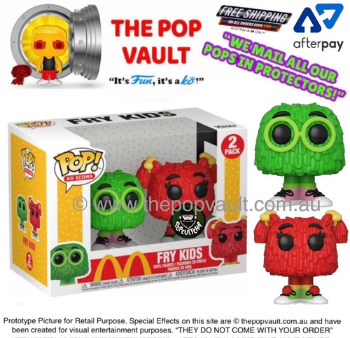 FUNKO POP VINYL AD ICONS McDONALDS 2 PACK RED & GREEN FRY KIDS BNIB ...