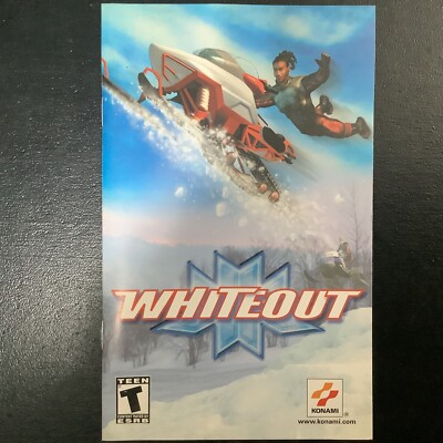 Whiteout PS2 PlayStation 2 Instruction Manual Only | eBay