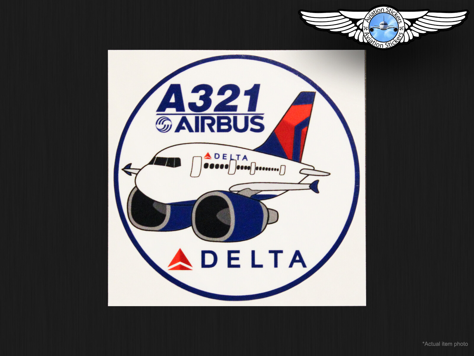 DELTA AIR LINES ROUND PUDGY AIRBUS A321 A 321 DECAL / STICKER | eBay