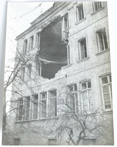 1945 Original WWII ETO Photo Shell Hole from 360MM Railroad Gun ...
