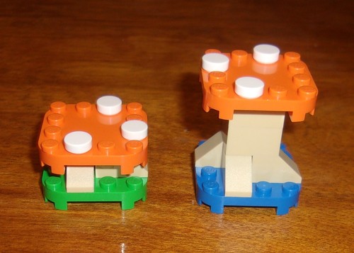Lego Mario - Orange Mushroom Platforms from set 71403 Adventures with ...