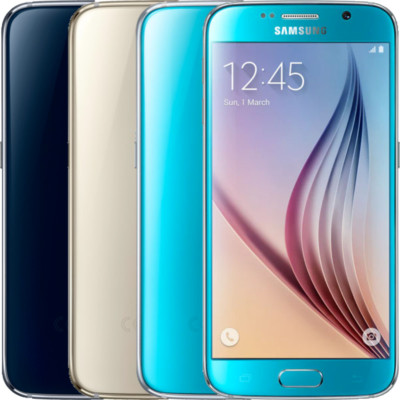Samsung Galaxy S6 32GB Unlocked Black Gold Blue White Android Phone S6 ...