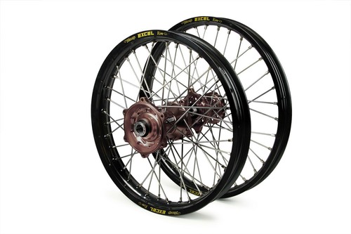 Kawasaki KX250F 2009 Wheel Set Black Excel Snr MX Rims Mag Talon Hubs ...