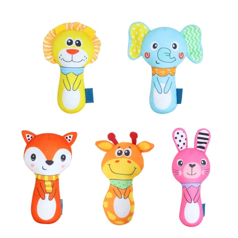 Babies Stuffed Rattle Plush Appease Toy Infant Educational Toy Photo ...
