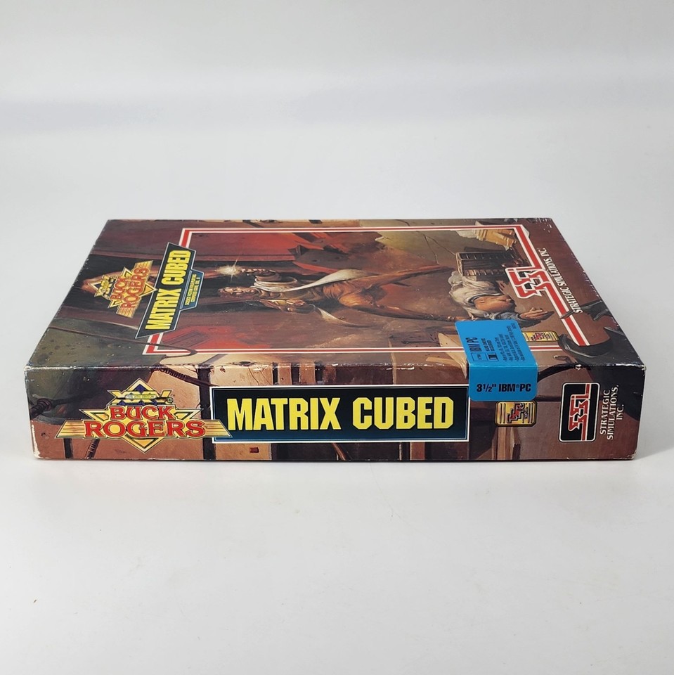 BUCK ROGERS Matrix Cubed Big Box PC Game 3.5" Disc and Manuals IBM DOS ...