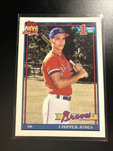 1991 o-pee-chee chipper jones #333 | eBay