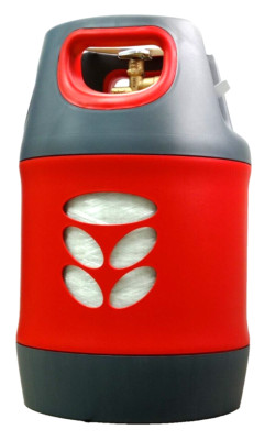 Safefill Refillable LPG Gas Bottle 7.5Kg 14.5L Lightweight Cylinder ...