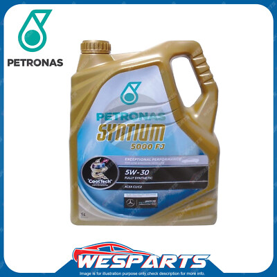 1 x Petronas 5 Litre 5W-30 Syntium 5000 FJ C1 C2 Engine Oil Bottle ...