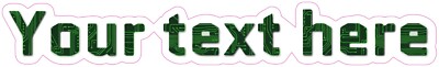Custom Your Text Decal Sticker Car Truck Bumper Laptop Tumbler CIRCUIT ...