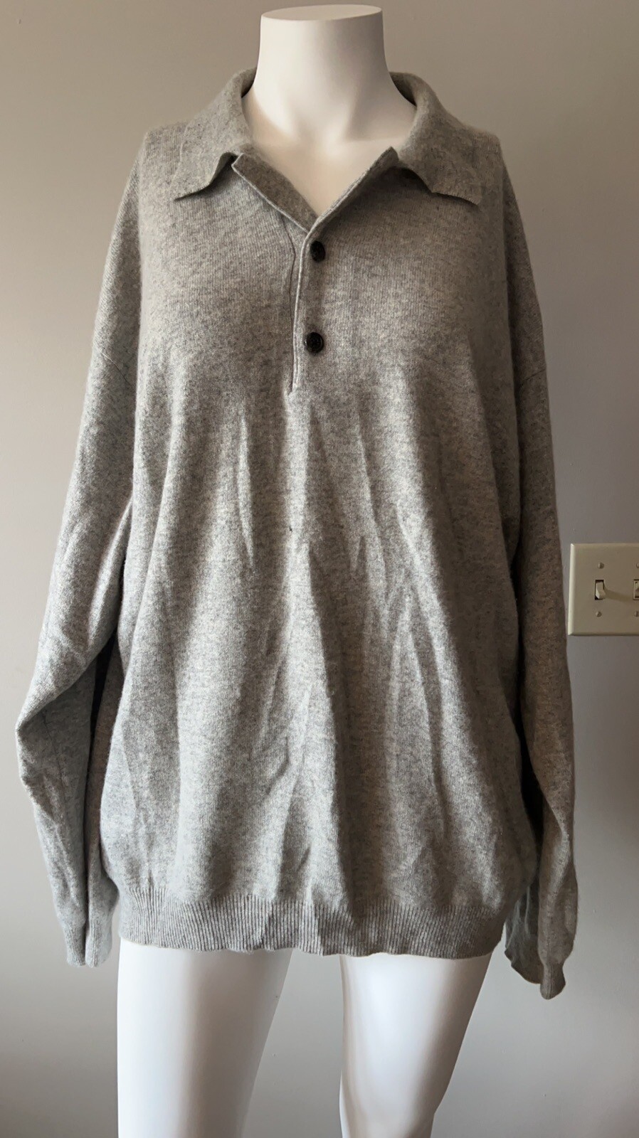 coach mens 100 cashmere sweater large - Gem