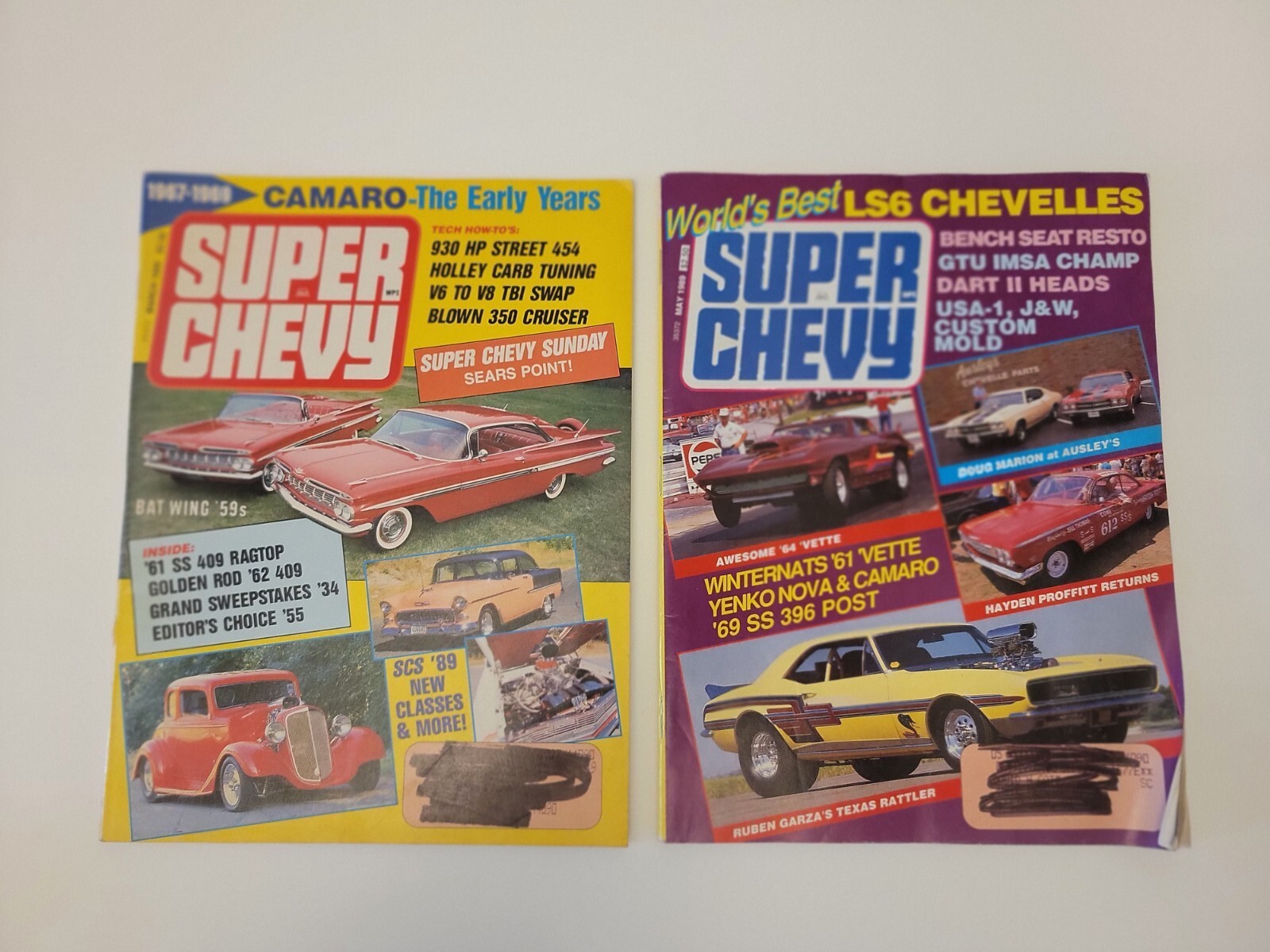 VTG Lot of 13 Super Chevy Magazines 1988, 1989 | eBay