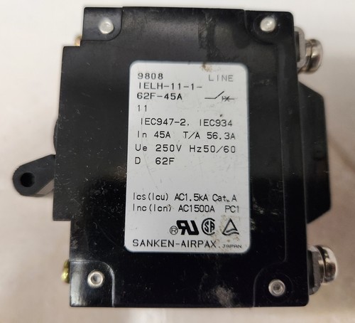 Sanken / Airpax IELH-11-1-62F-45A Curcuit Breaker / Switch | eBay