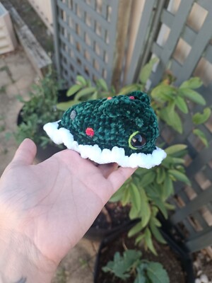 Amigurumi Christmas Tree Sea Slug Crochet Plush Handmade 13cm | eBay