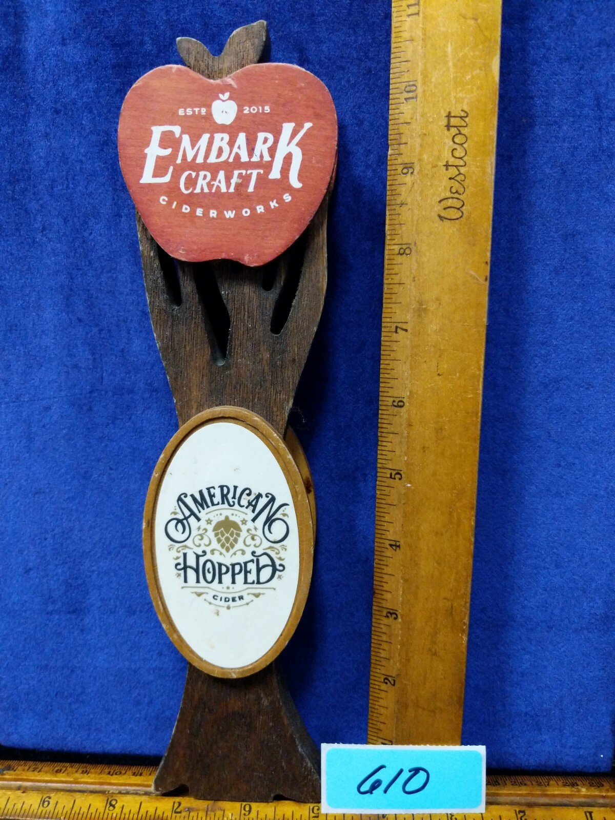 Embark Craft Ciderworks American Hopped Cider Beer Tap Bar Pub Handle ...
