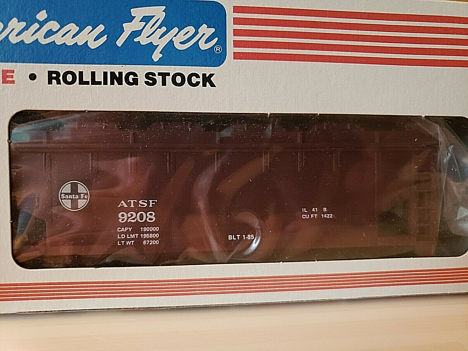 American Flyer A.T.S.F. Covered Hopper, NIB AMF 4-9208 rated C-10 | eBay