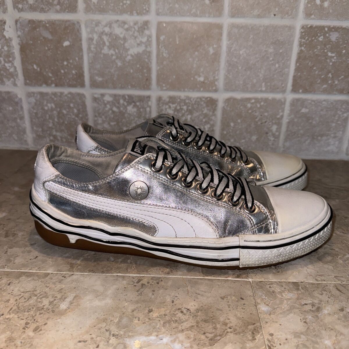 Puma X Mihara Yasuhiro MY-41 Silver/White RARE Men's Size 9 Puma X Mihara Yasuhiro MY-41 Silver/White RARE Men's Size 9