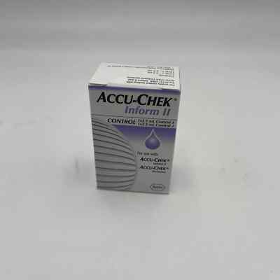 Inform II Accu-Chek Control Solution, has 2 Vials Exp 08/23/2025 in ...