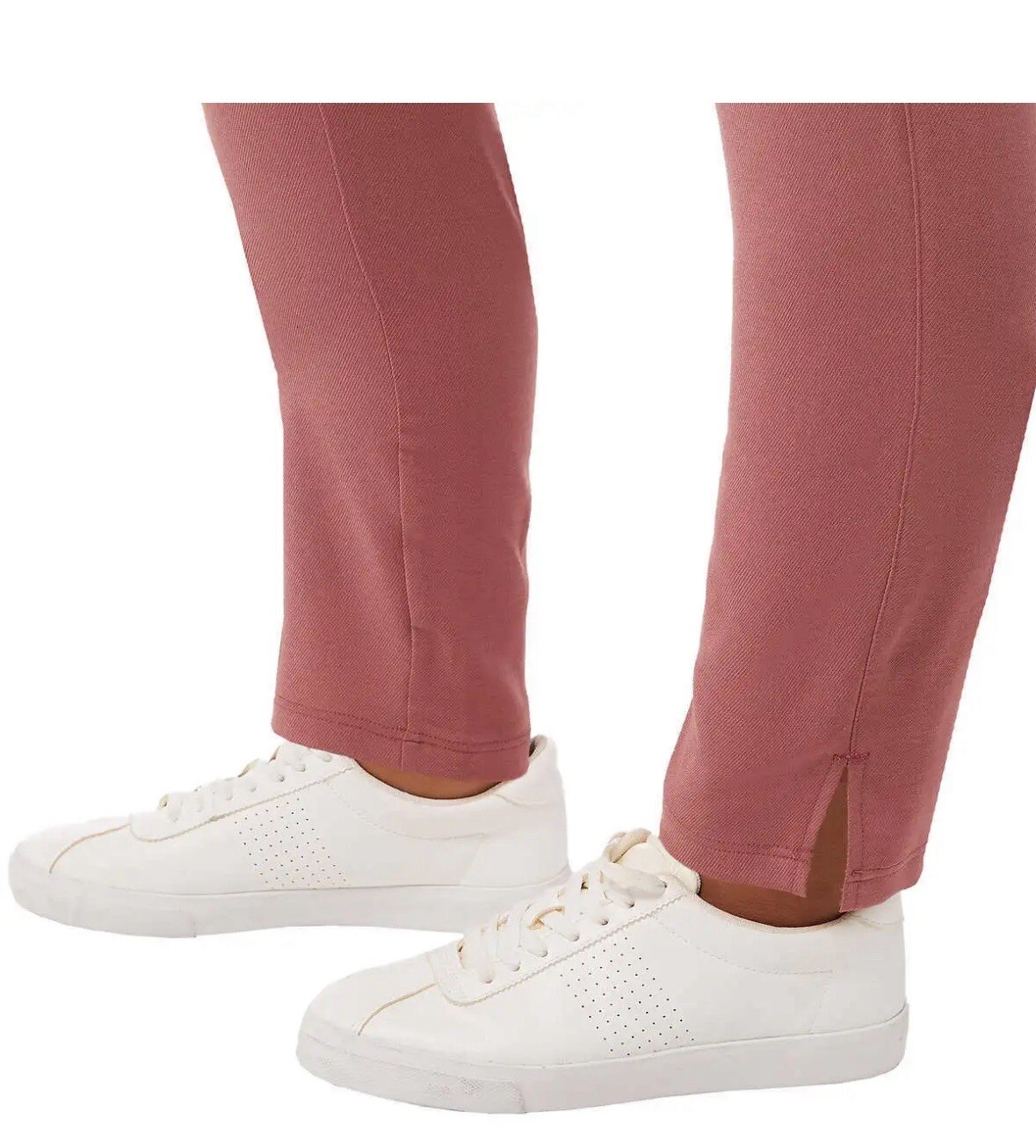 32 Degrees Cool Women's Soft Twill Pull On Pants Front Pockets XL Pink ...