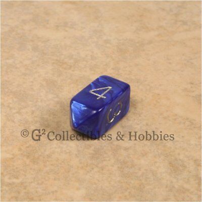 NEW Crystal Caste D4 Pearl Blue Barrel Die D&D Gaming RPG Dice Four ...