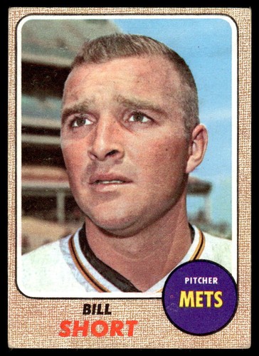 1968 TOPPS BILL SHORT 536 VG BASEBALL NEW YORK METS | eBay