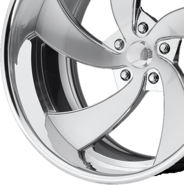 US MAG DESPERADO STAGGERED 20X8 22X10.5 WHEEL C10 C-10 BRUSHED U134 ...