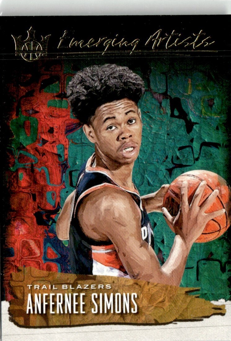 Anfernee Simons 2018-19 Panini Court Kings Emerging Artists A #9 ...