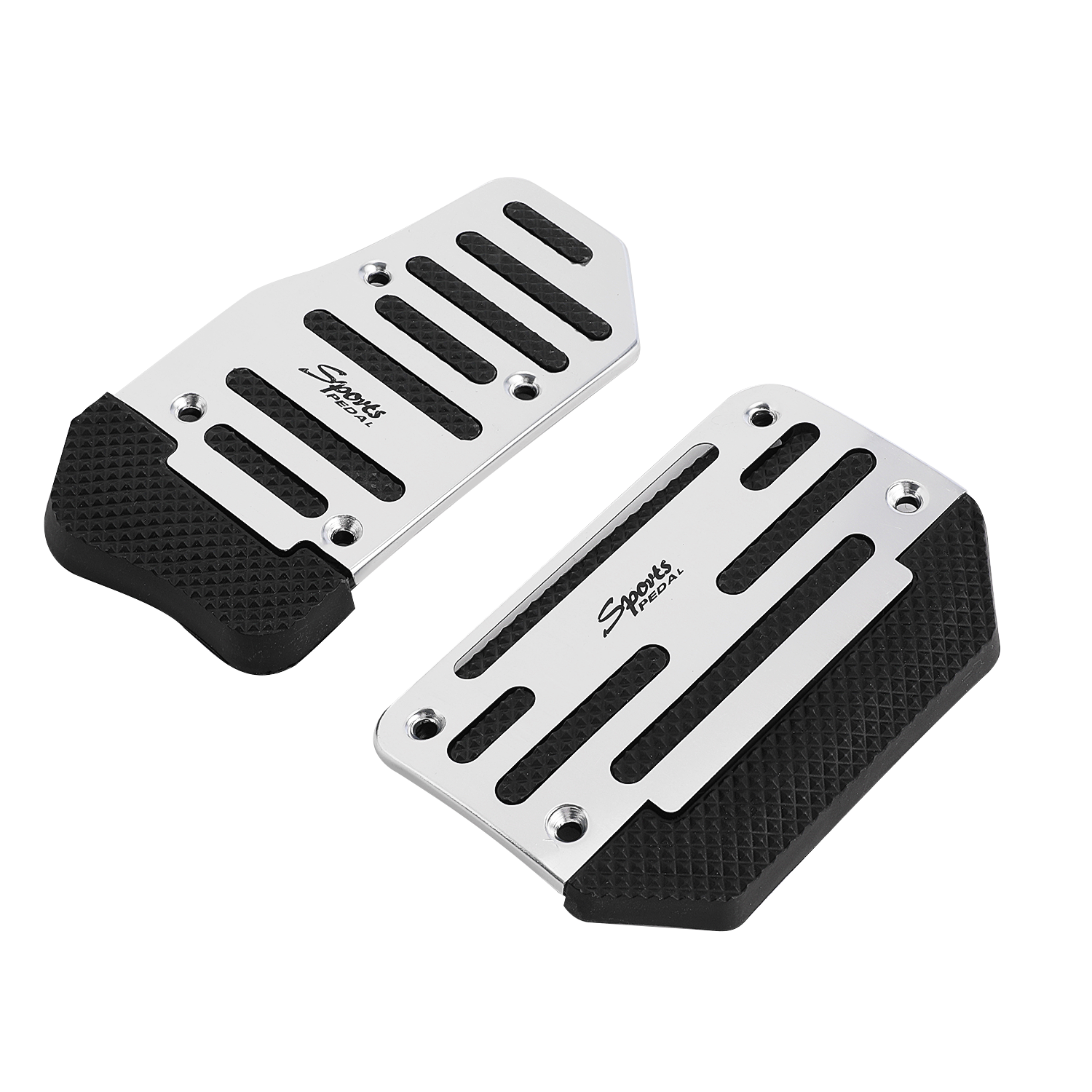 2x Universal Non-Slip Automatic Gas Brake Foot Pedal Pad Cover Kit ...