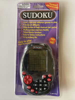 PMS Sudoku Challenger - Hand Held Electronic Puzzle Game Console | eBay