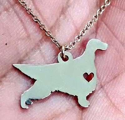 Irish Setter - Sterling Silver Jewelry - Gold - Rose Gold - Engrave ...