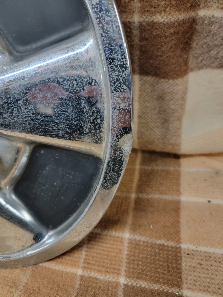 Vintage Cragar 15" SS S/S Hubcap Wheel Cover Hub Cap Hot Rod Rat Rod ...