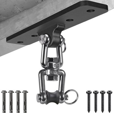 Heavy Bag Hanger Punching Bag Ceiling Mount Hanger 360° Rotation Hook ...