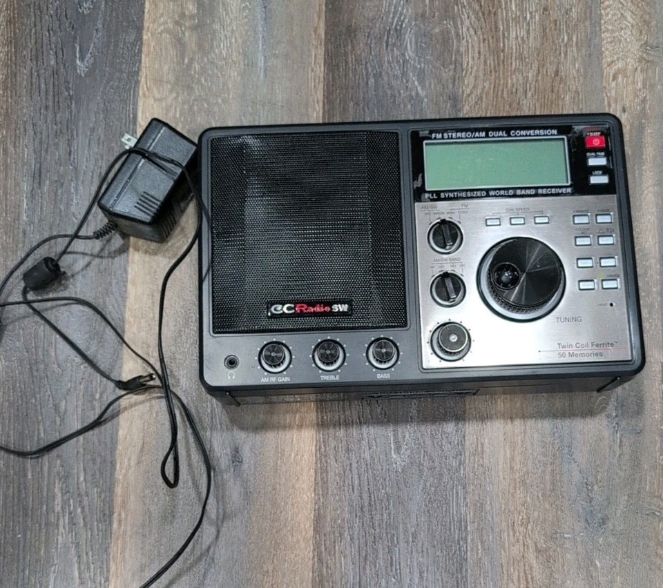 C Crane CC Radio SW AM/FM SW Portable Shortwave Radio Twin Coil Tested ...