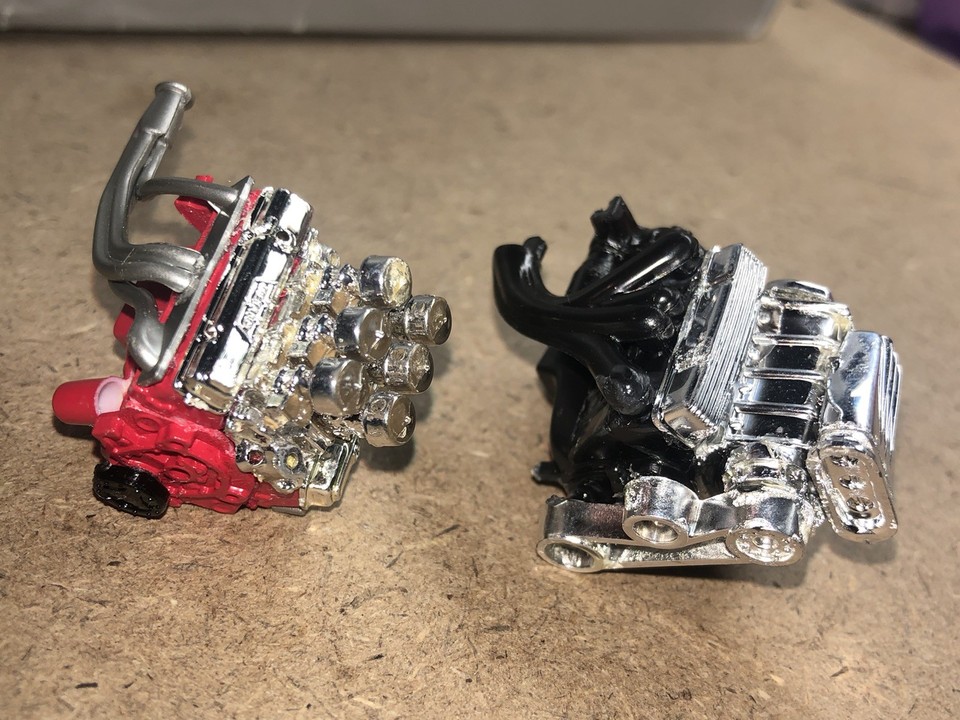 1/24 Two Model Engines Drag , Hot Rod , Rat Rod , Custom , Modified 60 ...