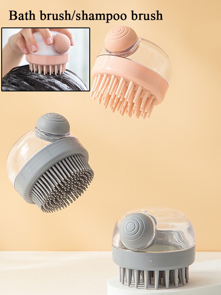 Shampoo Brush Massage Brush Silicone Shampoo Brush Beauty Tools Bath Brush Soft | eBay Australia