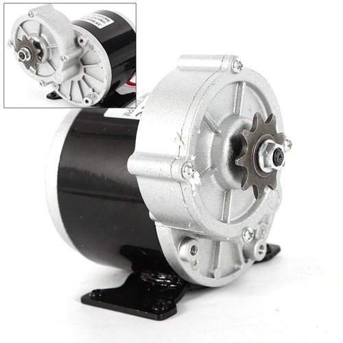 350W 24 Volt Gear Face Mount DC Electric motor For Bicycle Bike Go Kart ...