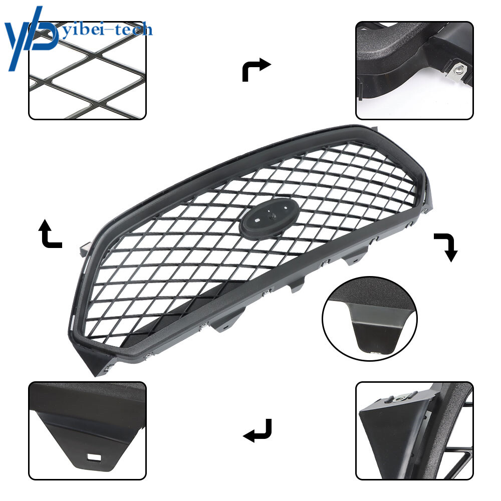 For 2013-2019 Ford Taurus Front Bumper Upper Grill Trim Grille Mesh ...